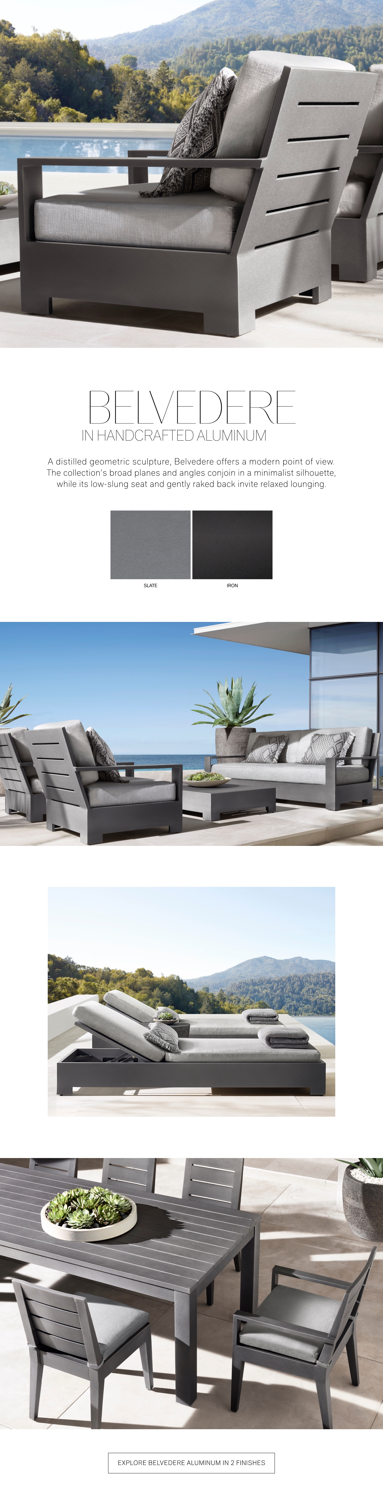 Restoration Hardware: Marbella & Belvedere. Outdoor Collections in ...