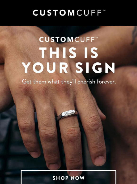 Custom Cuff: This is Your Sign...💫 | Milled