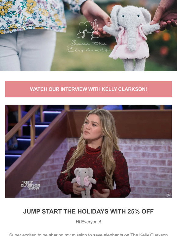 The Elephant Project LLC: Our Kelly Clarkson Interview + Jump Start the ...