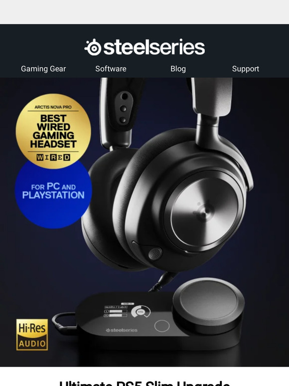 Steelseries: PS5 Slim for the Win: The Arctis Nova Series | Milled
