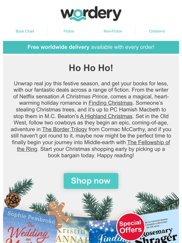 Wordery: Our Christmas Gift Shop is now open! | Milled