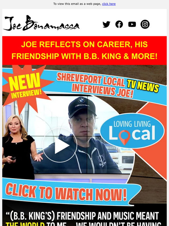 Joe Bonamassa: Local News Interviews Bonamassa: Watch the Full ...