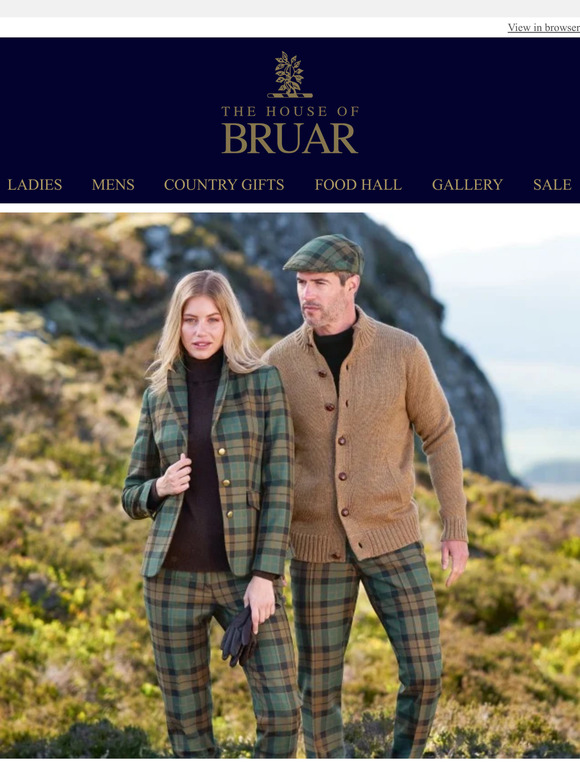 The House of Bruar: Mr —: Scotland’s House of Tartan | Milled