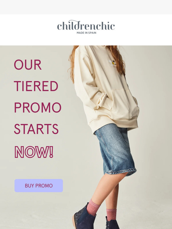 Children Chic: Unlock Exclusive Savings: Our Tiered Promo is Here | Milled