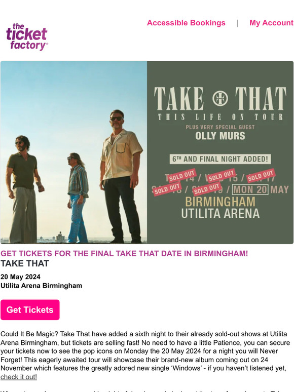 The Ticket Factory: Feel like you Rule the World with tickets to Take ...