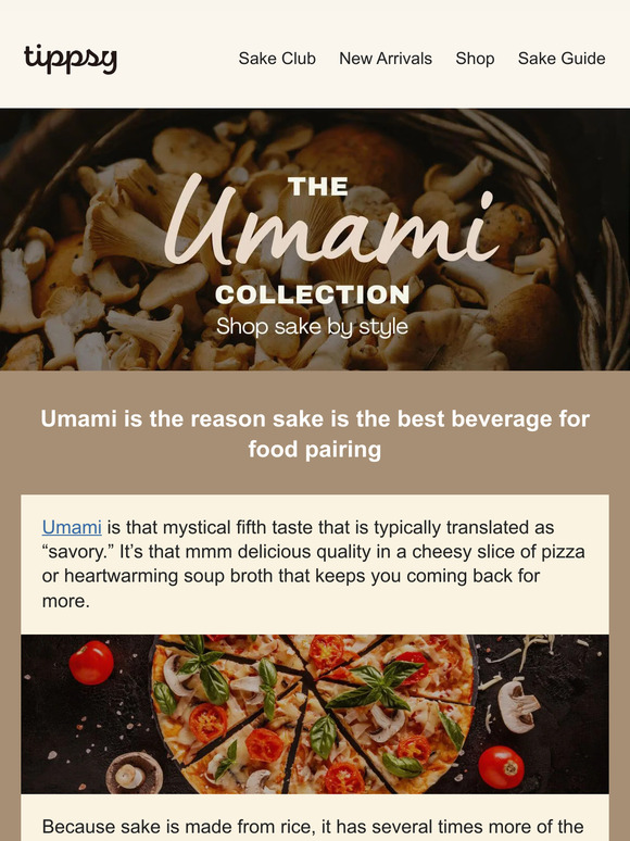 Tippsy: What’s umami? Explore the collection | Milled