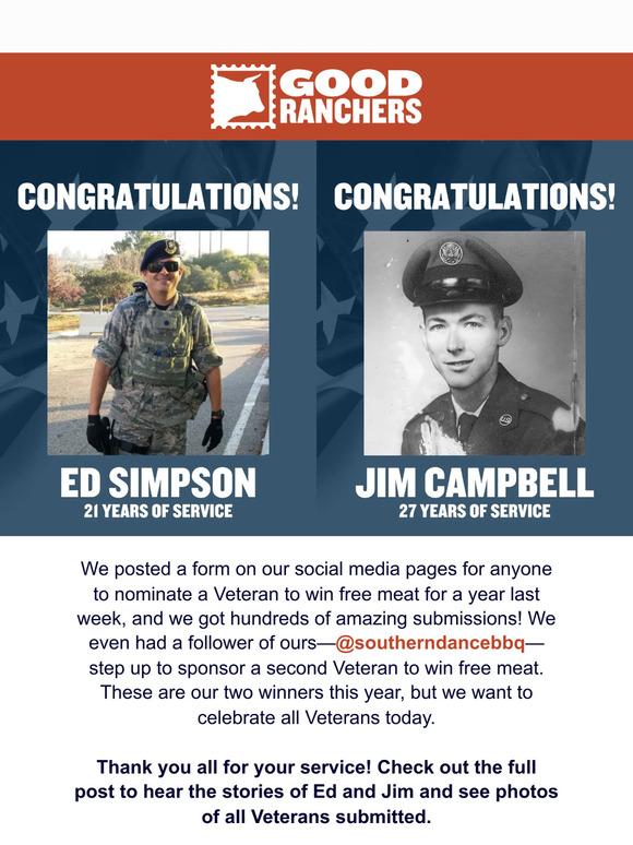 Good Ranchers: Honoring American Heroes With American Meat 🇺🇸 | Milled