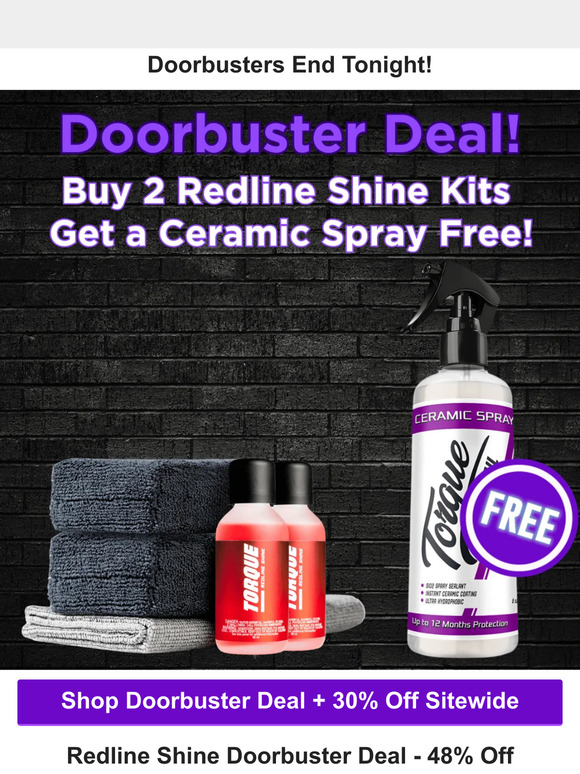 Torque Detail: 48% Off Redline Shine - 1 Day Only Doorbuster | Milled