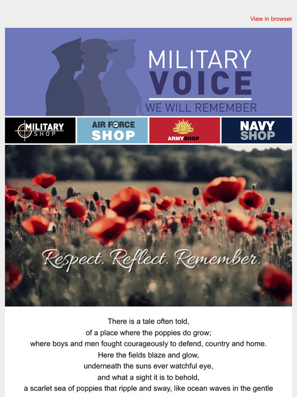 Military Shop: Today is Remembrance Day. Reflect. Respect. Remember. 🙏 ...