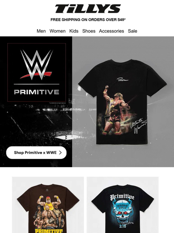 Tilly's: Primitive x WWE Collection | FORMER New Brand Alert | Milled