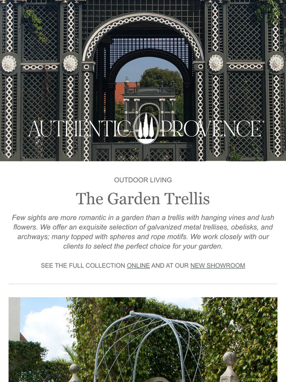 Authentic Provence: The Romantic Iron Works of the Garden | Milled