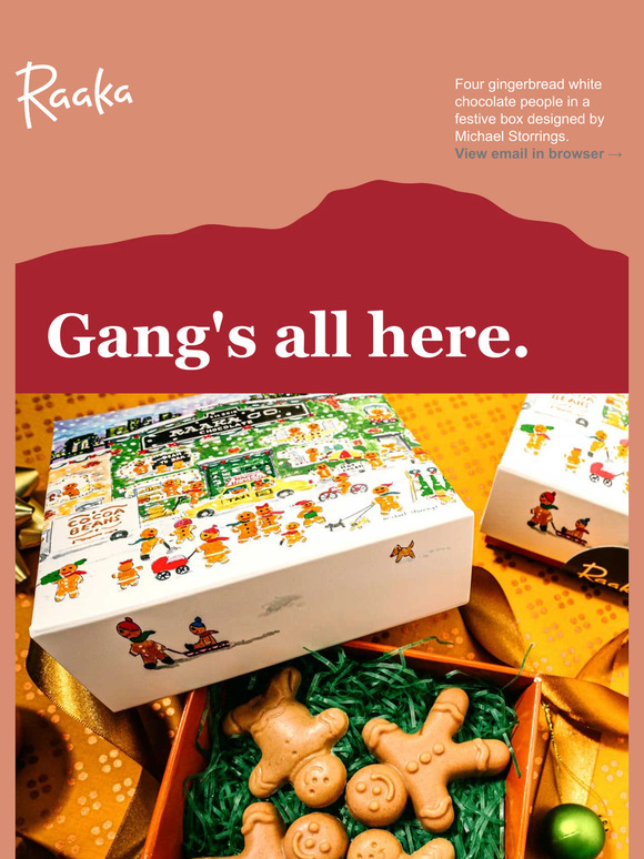 Raaka Chocolate: Introducing our Limited Edition “Gingerbread Family ...