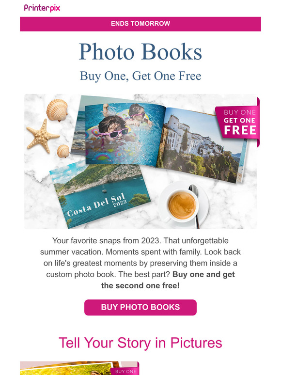 PrinterPix: Relive your adventures ⚡ 2 for 1 on photo books | Milled