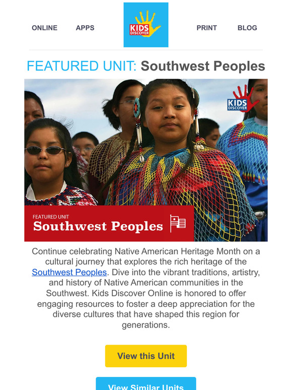Kids Discover: Learn about the Southwest Peoples with this FEATURED ...