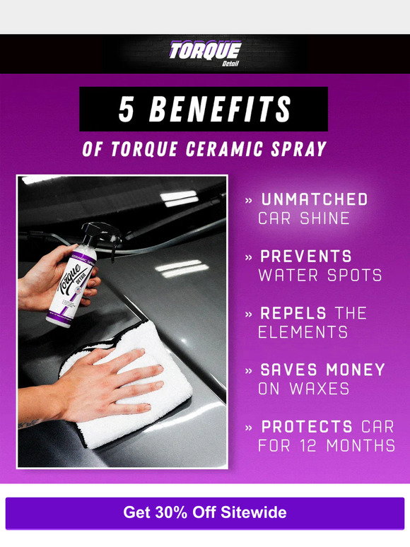 Torque Detail: Ceramic Spray LOWEST Price of the Year! | Milled