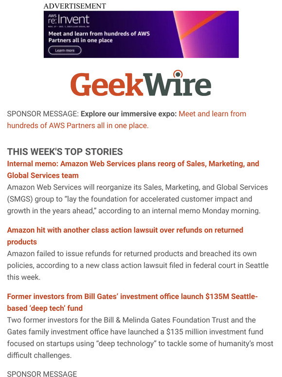 GeekWire: GeekWire's Most-Read Stories of the Week | Milled