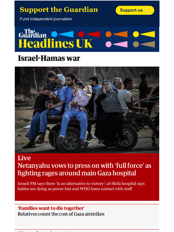 The Guardian: The Guardian Headlines: Hundreds of thousands rally for ...