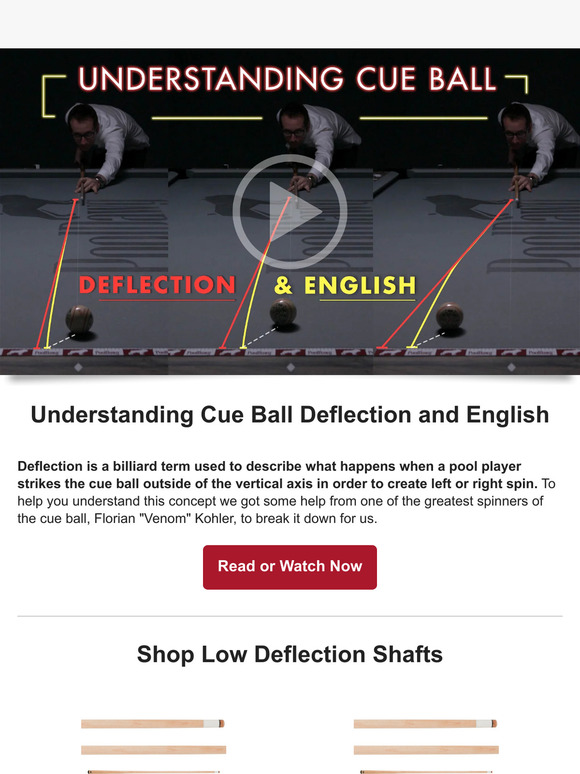 PoolDawg: Understanding Cue Ball Deflection and English 🎓 | Milled