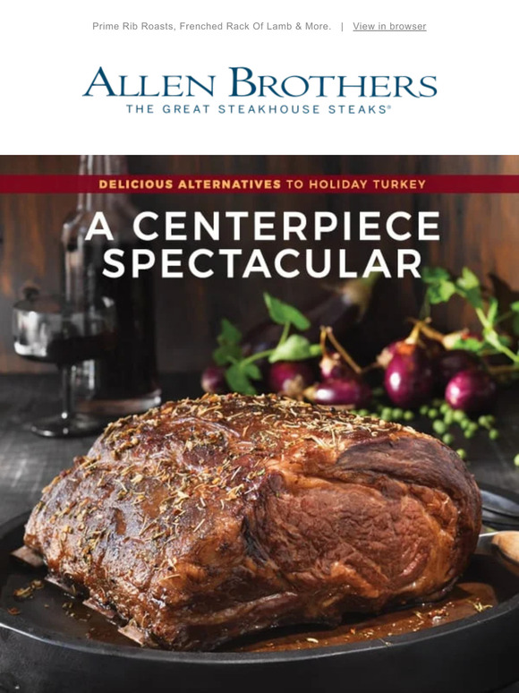 Allen Brothers: A Centerpiece Spectacular! Delicious Alternatives to ...