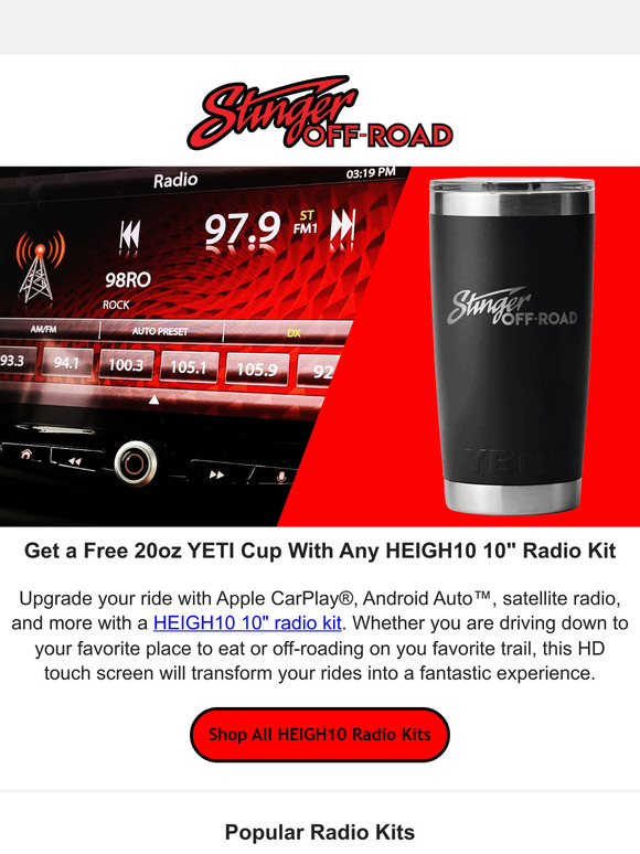 Stinger Off-Road: The perfect 10" radio | Milled