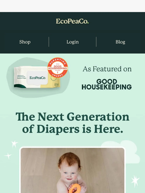 Eco Pea Co.: Discover the Bamboo Difference with EcoPeaCo Diapers! | Milled