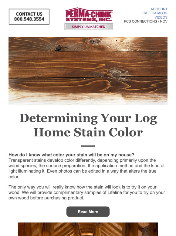 Perma-Chink Systems: What Will Your Finish Look Like? | Milled