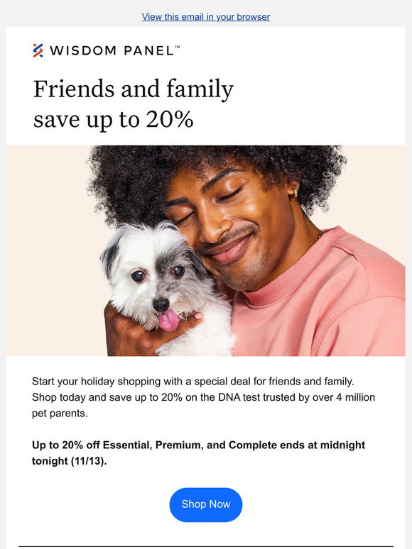 Wisdom Panel: Your guide to senior pet care | Milled