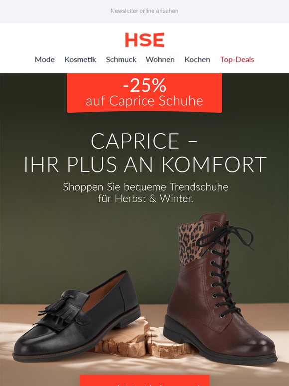 HSE24: 👢 -25 % auf Caprice 👢 | Milled