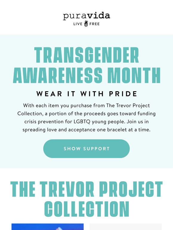 Pura Vida: Support Transgender Awareness Month 💗🤍💙 | Milled
