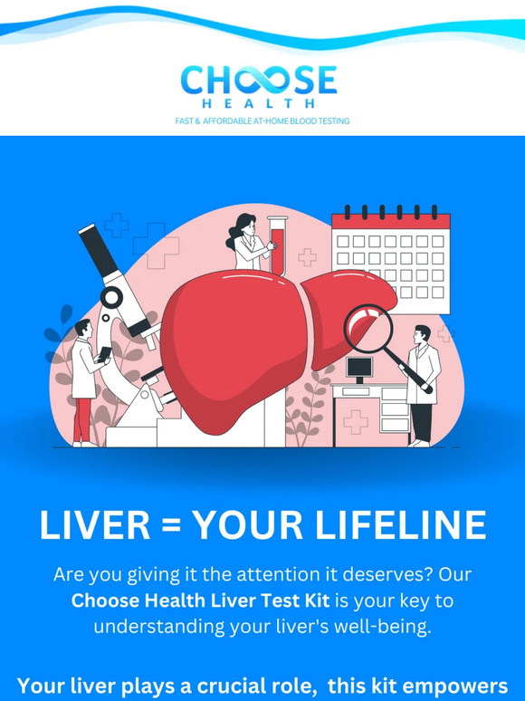 Choose Health: Get a Liver Test Kit today and save $20 | Milled