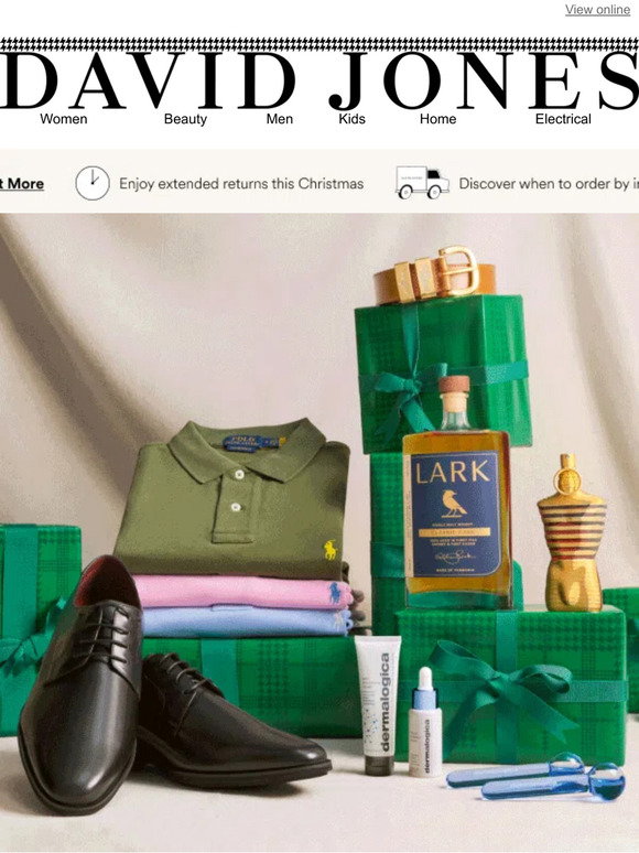 David Jones: Gifts For Everyone On Your List | Milled