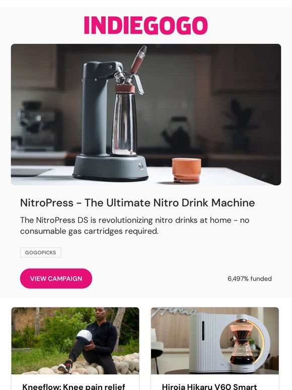 Indiegogo: This innovative device is revolutionizing nitro drinks at ...
