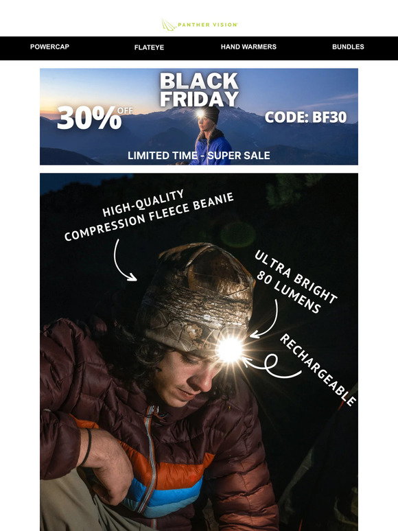 Panther Vision: Light Up Your Adventures! Beanie With Built-in LED ...