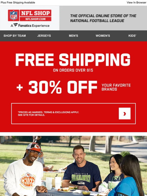 NFL: 30% Off Select Brands --> Shop Styles For Your Squad | Milled