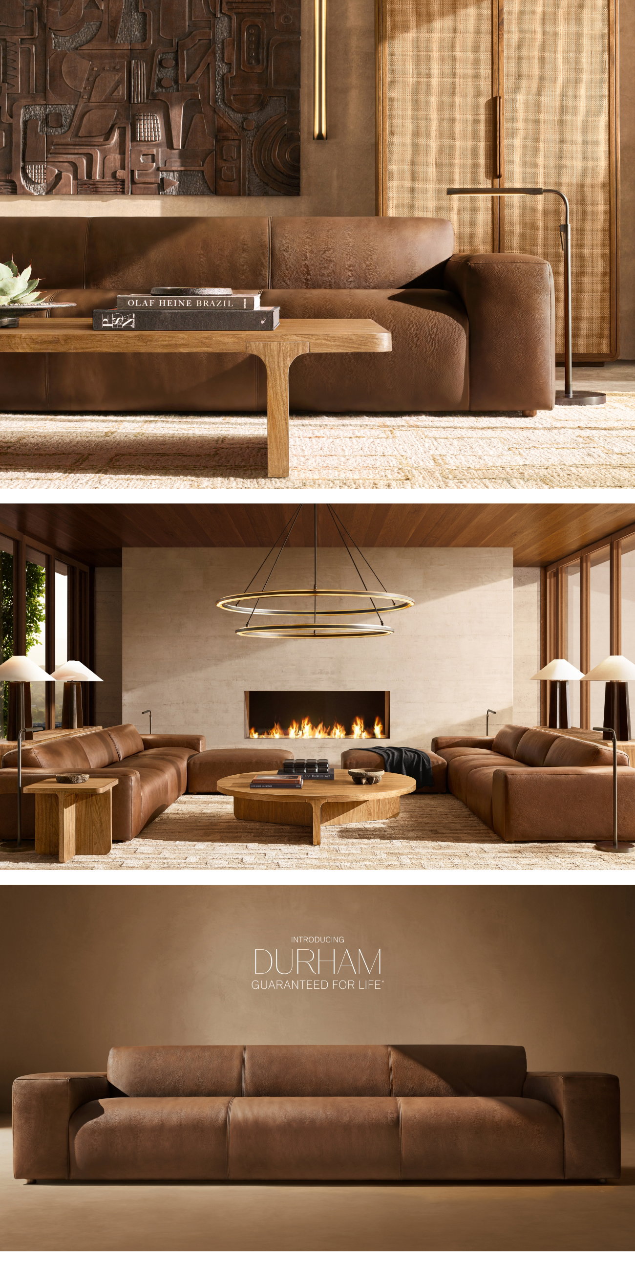 RH: Discover Santiago. Brazilian Design in Walnut & Cane. | Milled