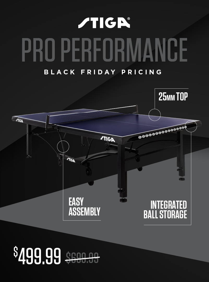 STIGA: $200 OFF ST4100 | Performance 25mm Table 🔥 | Milled