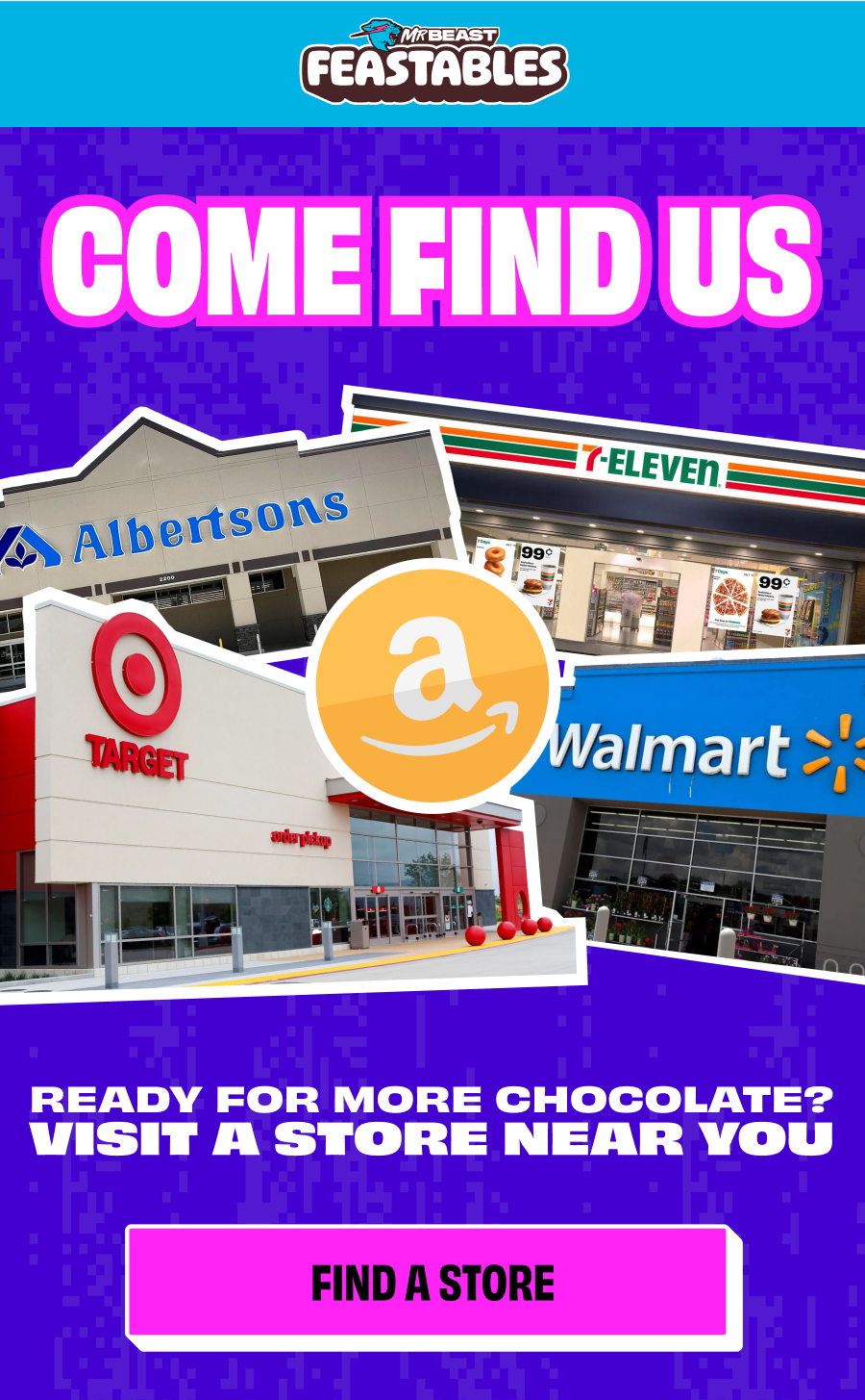 Feastables: come find us 👀 | Milled