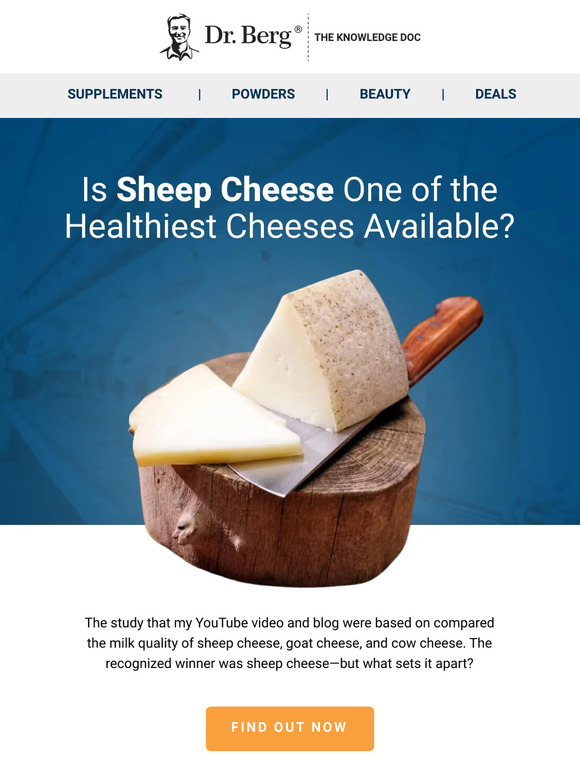 Dr. Berg: What is the Healthiest Cheese?🧀 | Milled