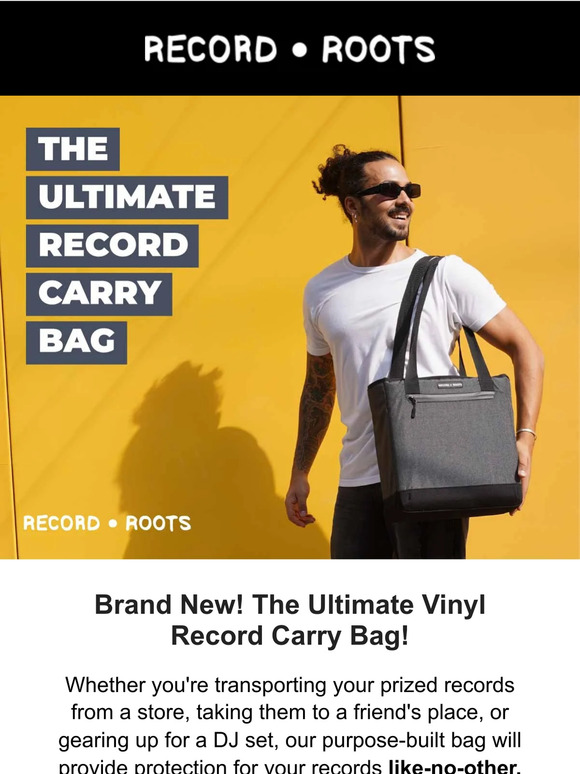 Record Roots: 🚨Suprise... The Ultimate Record Carry Bag is Here!👀 | Milled