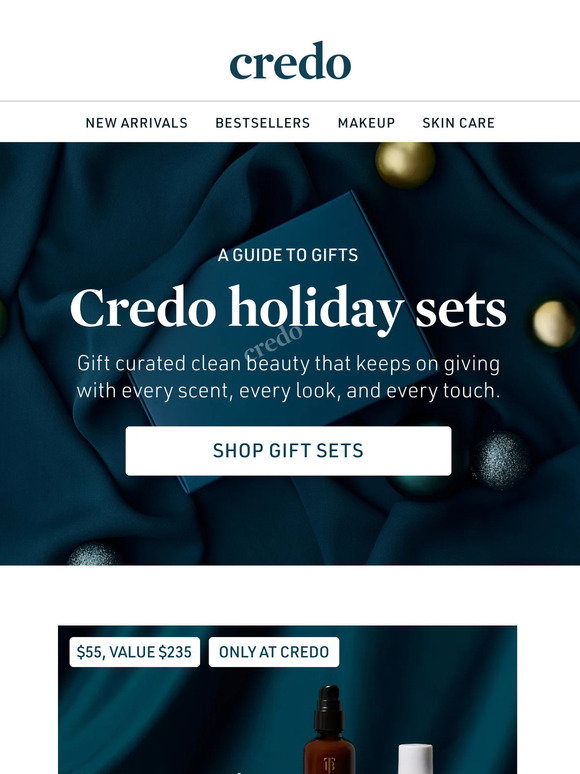 Credo Beauty: Introducing Credo holiday gift sets | Milled
