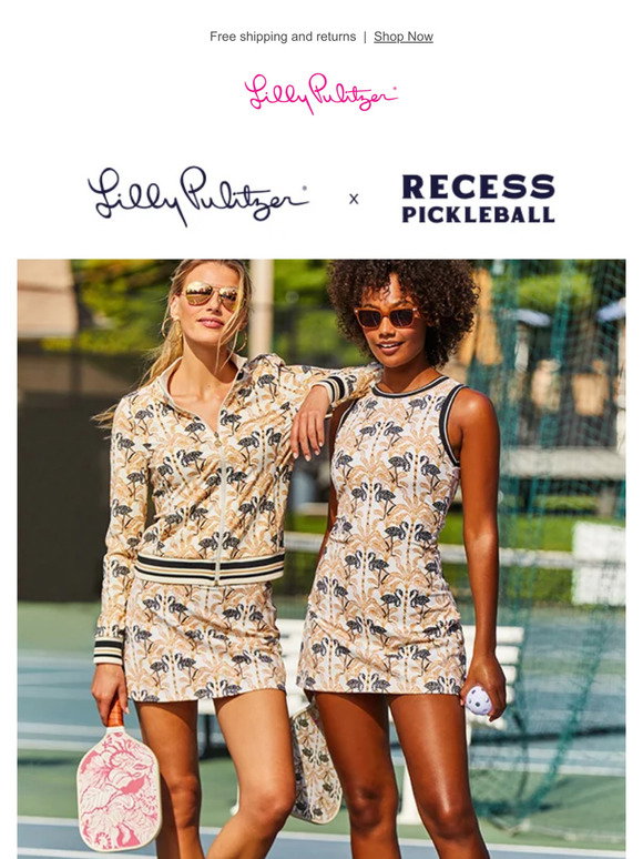Lilly Pulitzer: Lilly x Recess Pickleball Paddles Are Here! | Milled
