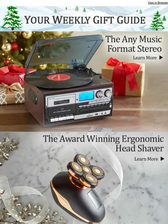 Hammacher Schlemmer: Your Weekly Gift Guide | Milled