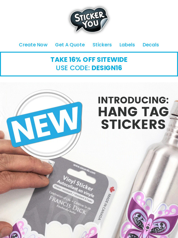 StickerYou: Introducing: Hang Tag Stickers 🚨 | Milled