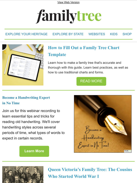 Family Tree Magazine: How to Fill Out a Family Tree Template the Right ...