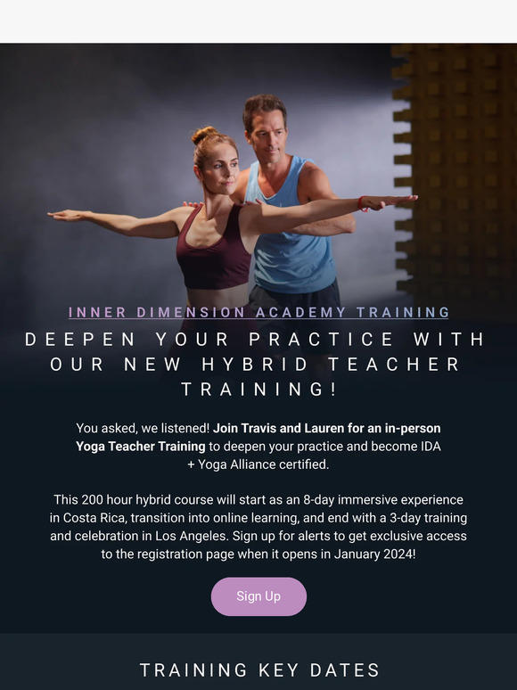 Inner Dimension TV: Deepen Your Practice with Hybrid Teacher Training ...