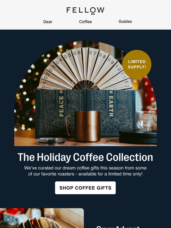 Fellow Products: The Holiday Coffee Collection is here! ☕️🎁 | Milled