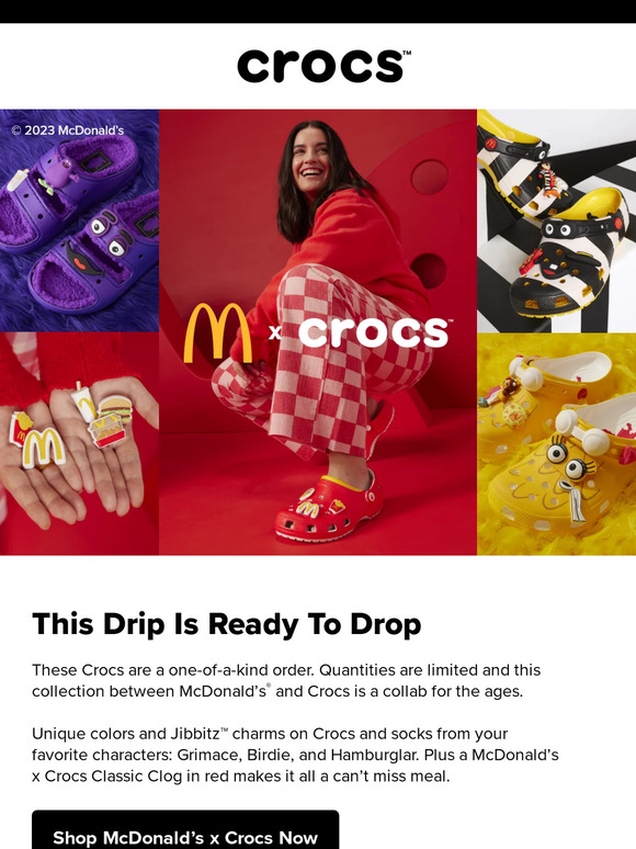Crocs: McDonald's x Crocs Sandal and Clog Now Available | Milled