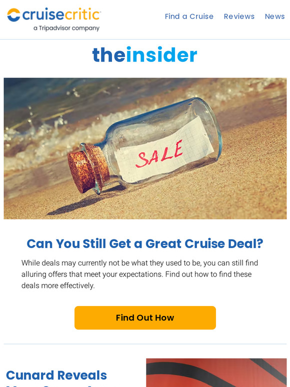 The Independent Traveler: Can You Still Get a Great Cruise Deal?; Queen ...