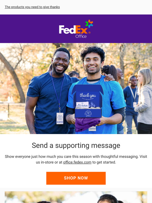 FedEx: Show appreciation with FedEx Office | Milled
