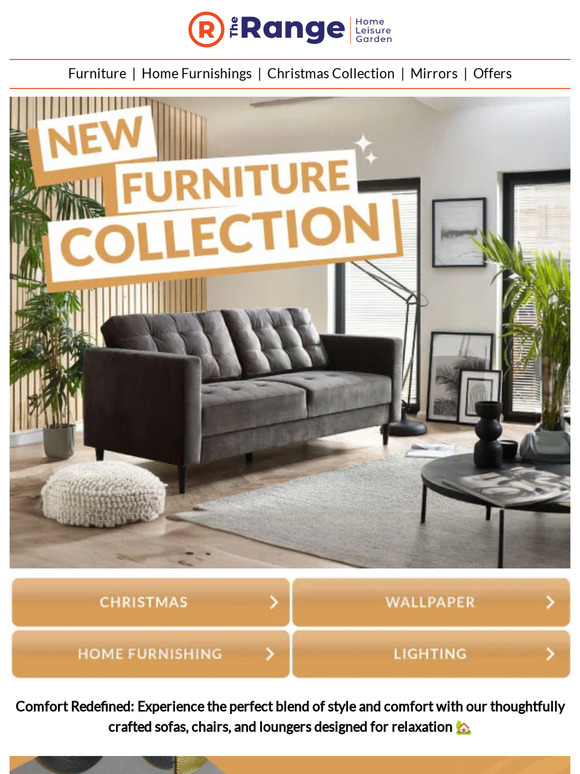 The Range: Comfort redefined: Discover our new furniture collection now ...